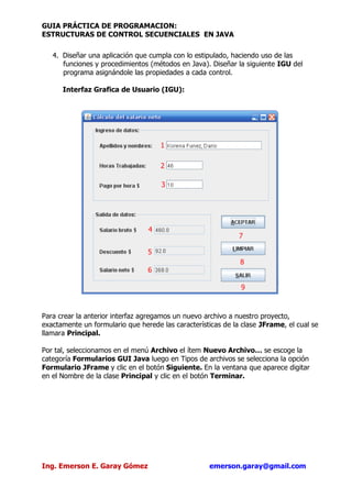 Guia practica secuenciales en java con NetBeans 01 | PDF