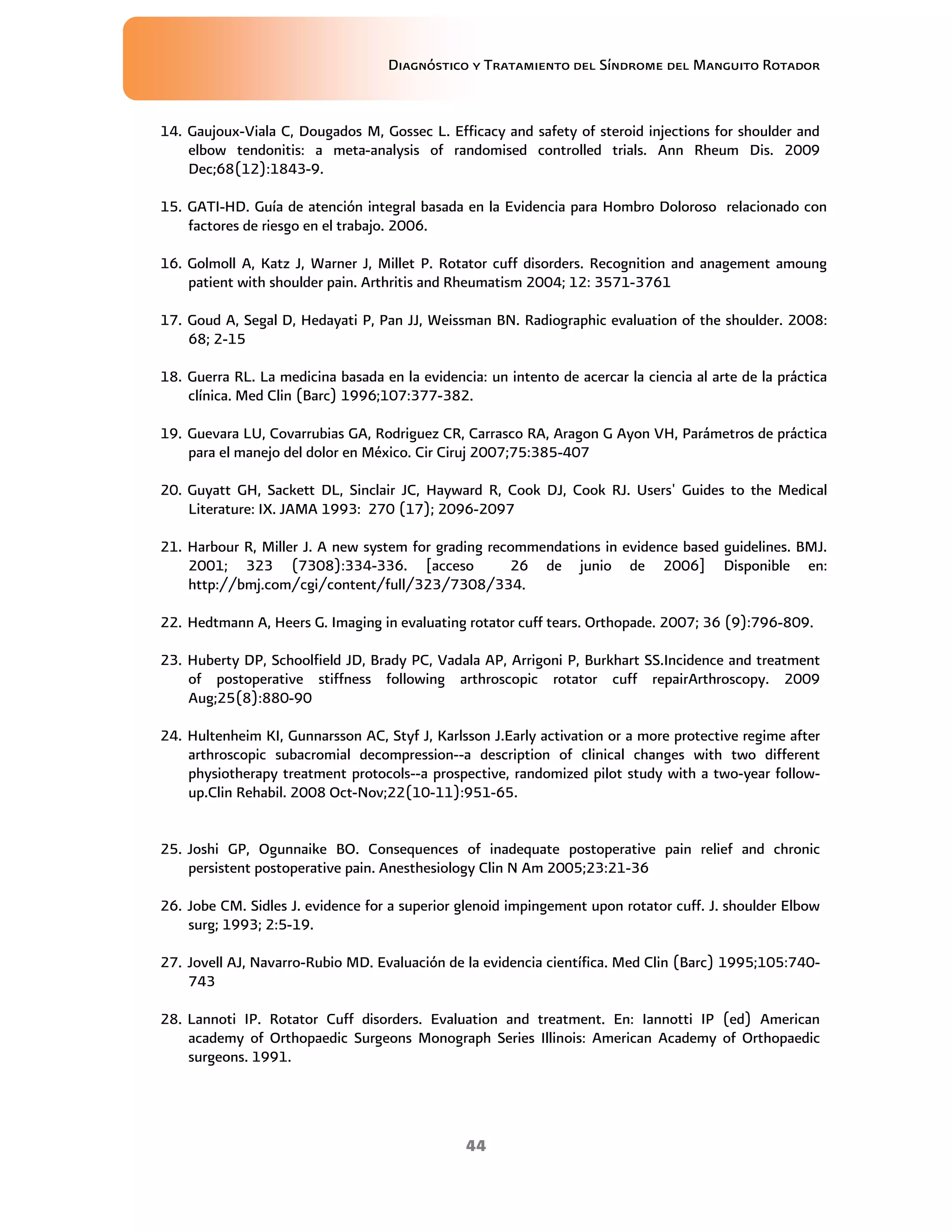 Guiapracticlinica manguitorotador | PDF