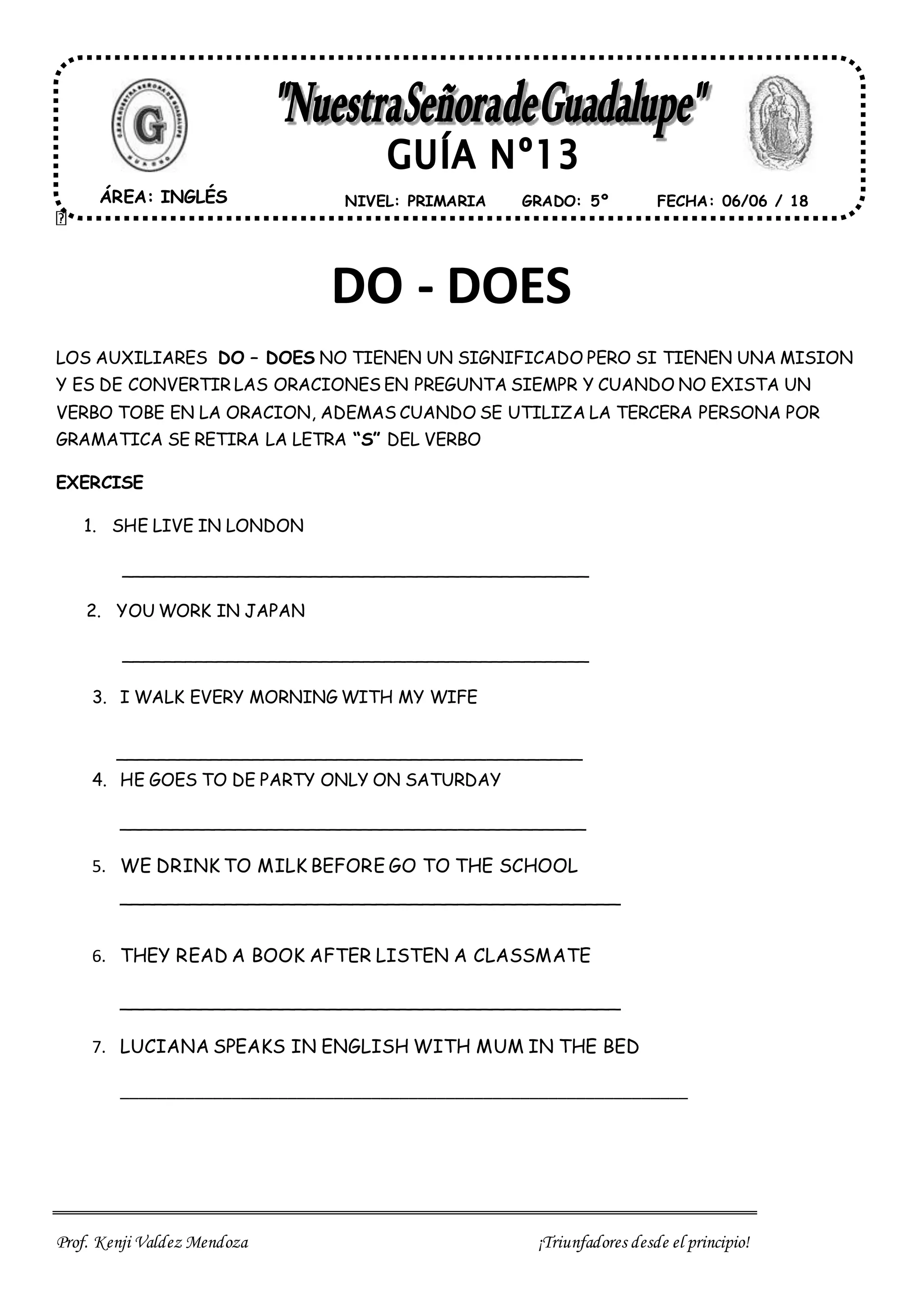 Guia quinto do does | DOCX