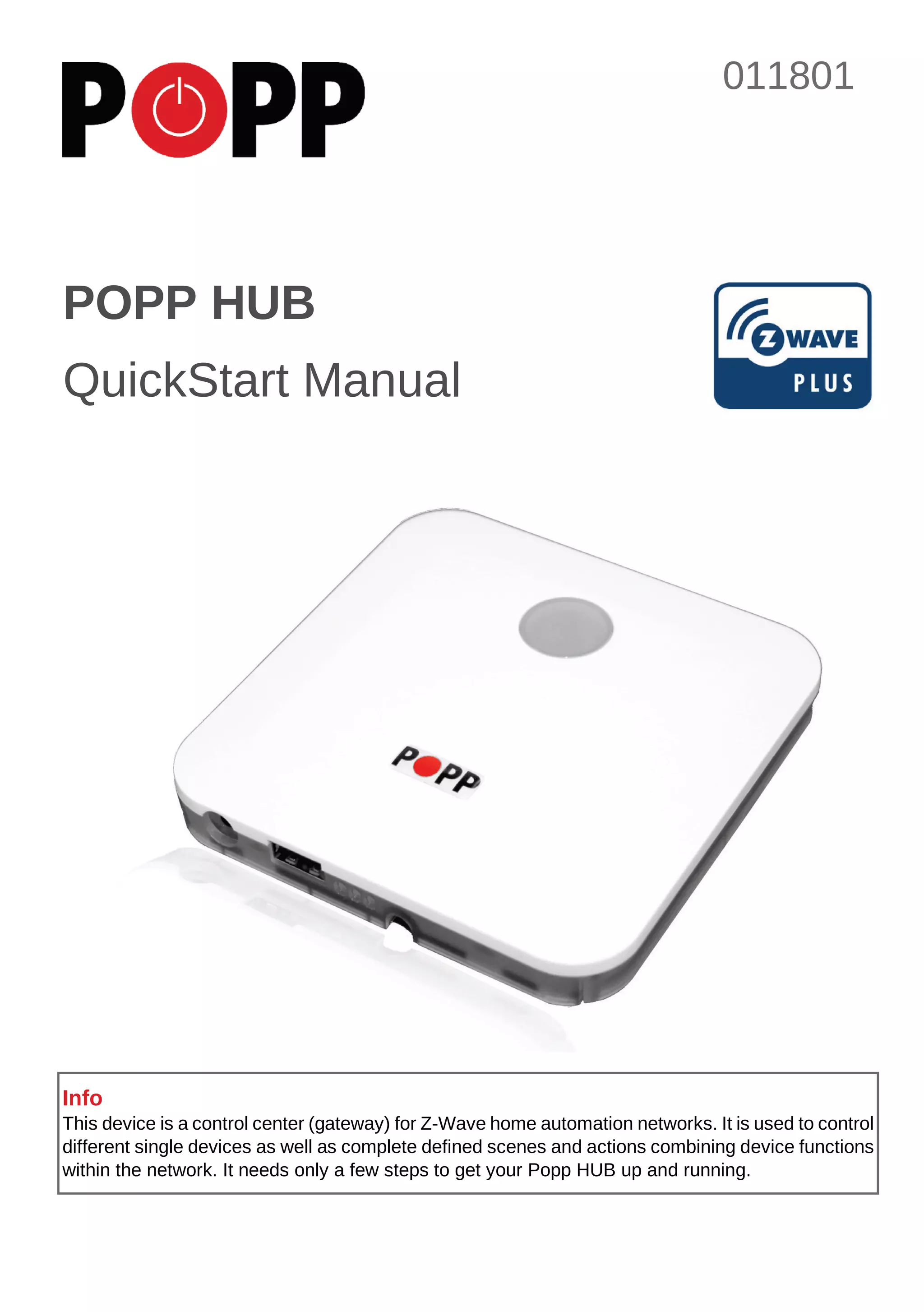 Guia rapida POP-HUB-V2-(POP-011801) | PDF