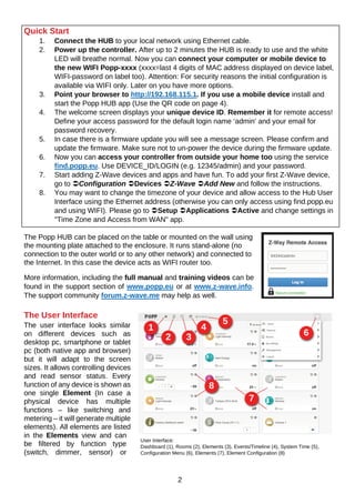 Guia rapida POP-HUB-V2-(POP-011801) | PDF