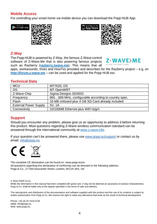 Guia rapida POP-HUB-V2-(POP-011801) | PDF