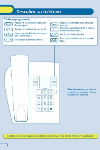 Guia rapida modelo first alcatel | PDF