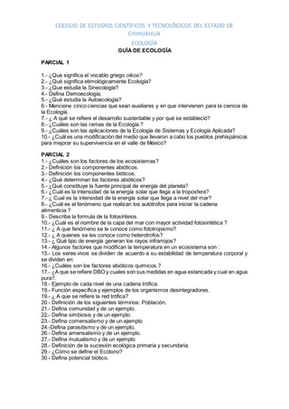 Guía recuperación ecología | DOCX