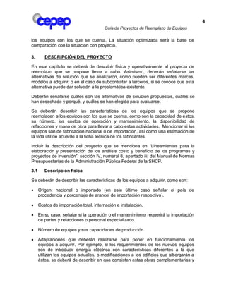 Guia reemplazo equipos | PDF