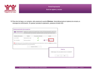 Guia registro y acceso Portal Empresarial del Infonavit | PDF
