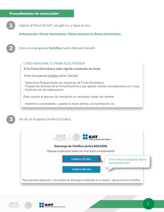 Guia renovacion firma_certifica | PDF