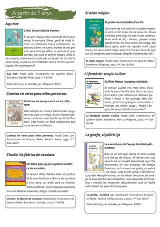 Guia Roald Dahl 100 anys | PDF