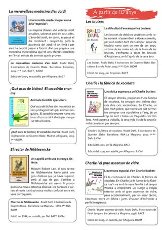 Guia Roald Dahl 100 anys | PDF