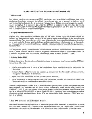 Guias BPM y HACCP en Bodegas | PDF