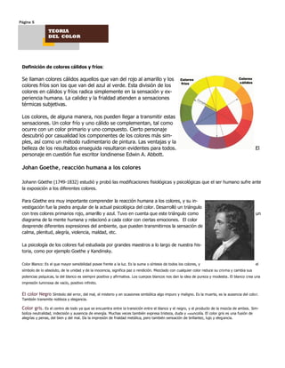 GUIA I - TEORIA DEL COLOR | PDF