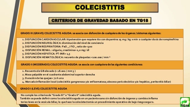 Colecisitis y Colangitis Guias Clinicas Tokio 2018
