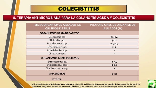 Colecisitis y Colangitis Guias Clinicas Tokio 2018