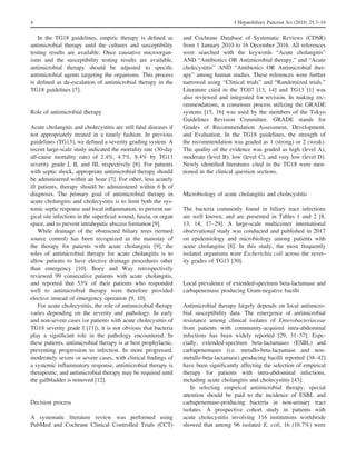 GuÍas de Tokyo 2018 para terapia atb para colangitis aguda y ...