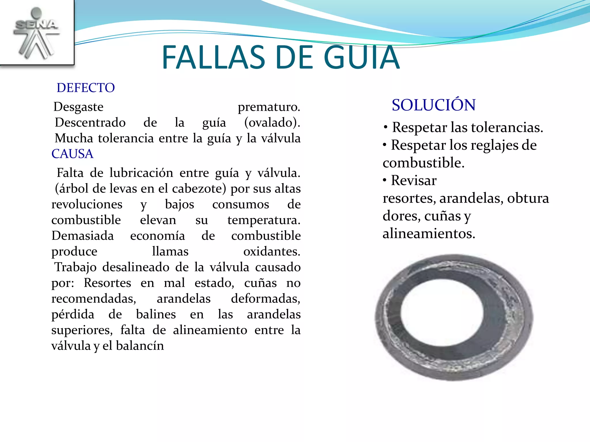 Guias de valvulas y varillas impulsadoras | PPTX