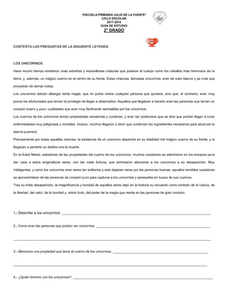 Guia segundo grado | PDF