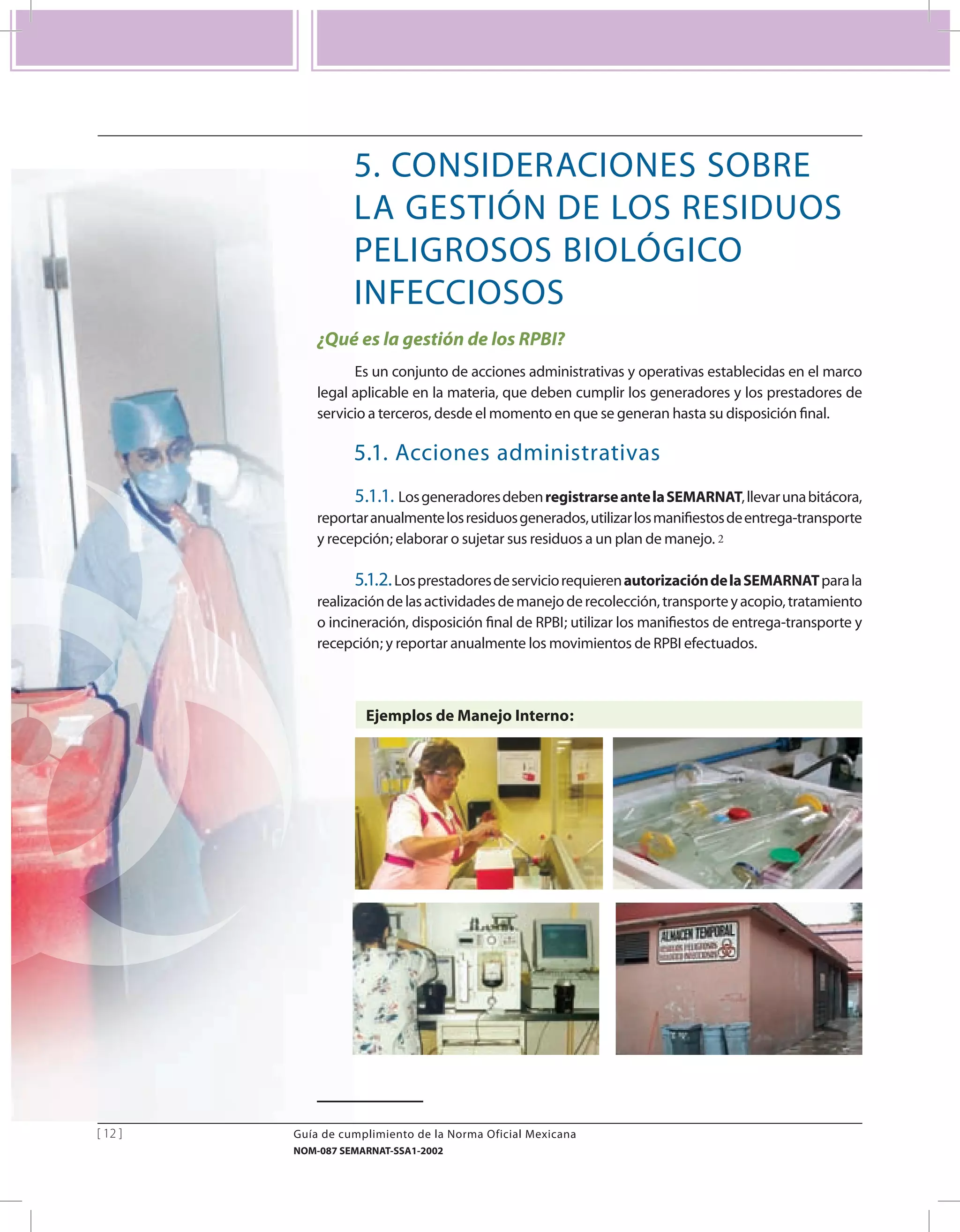 Guia semarnat manejo_rpbi | PDF