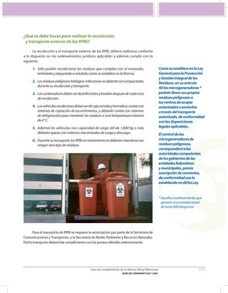 Guia semarnat manejo_rpbi | PDF