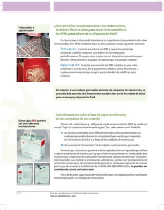 Guia semarnat manejo_rpbi | PDF
