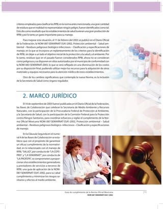 GUIA_SEMARNAT_MANEJO_RPBI.pdf cumplimiento de la norma oficial mexicana ...