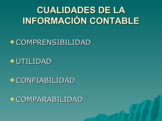 CONTABILIDAD Y SISTEMAS CONTABLES | PPT