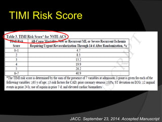2014 AHA/ACC Guideline for the Management of Patients With Non–ST ...