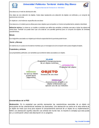 Guía Teórica POO | DOCX