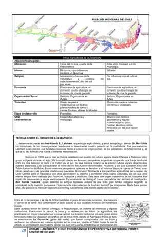 Guia teorico practica 1 historia de chile - prehistoria americana | PDF