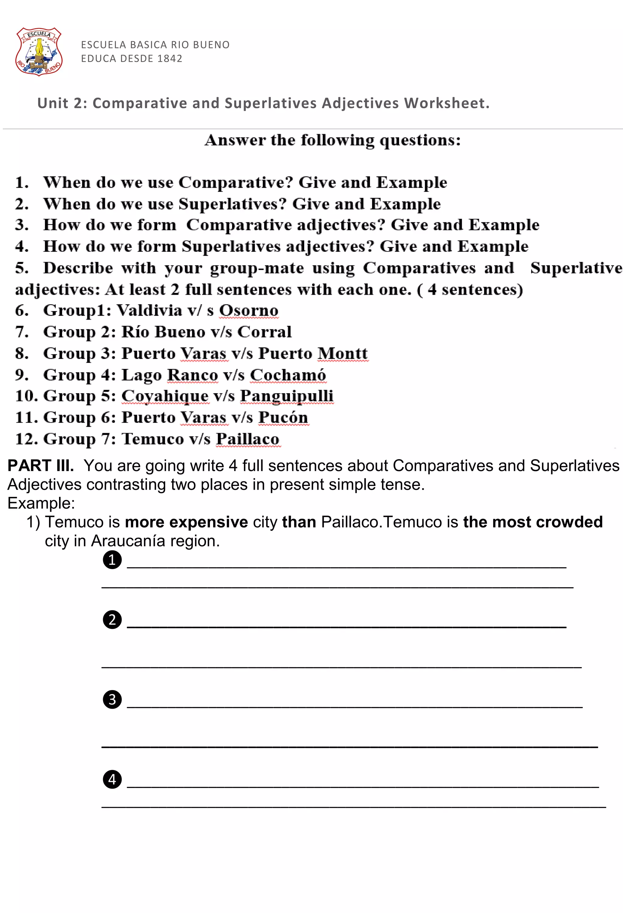 GUIA UNIT 2 Comparatives and Superlatives Adjectives.pdf