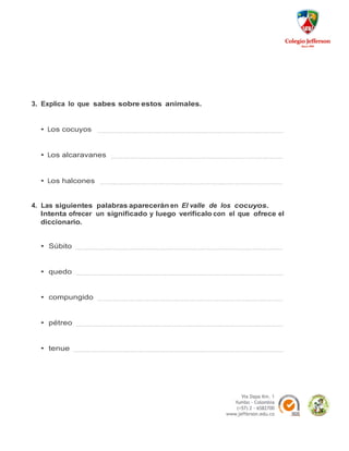 SECUENCIA DIDÁCTICA VALLE DE LOS COCUYOS | PDF