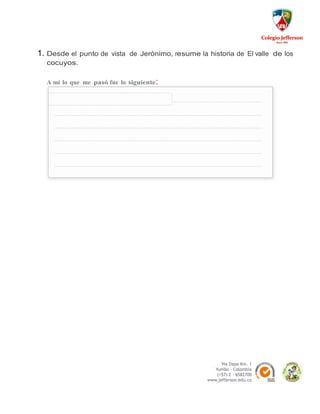 SECUENCIA DIDÁCTICA VALLE DE LOS COCUYOS | PDF