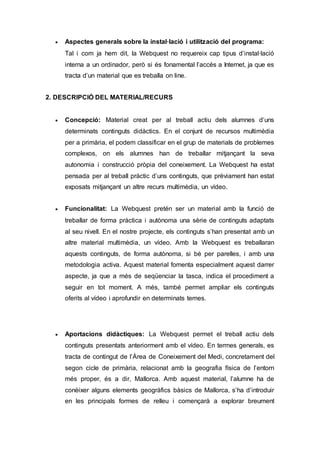 Guia didàctica webquest | PDF