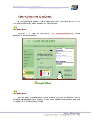 Guia webquest y caza de tesoro | PDF
