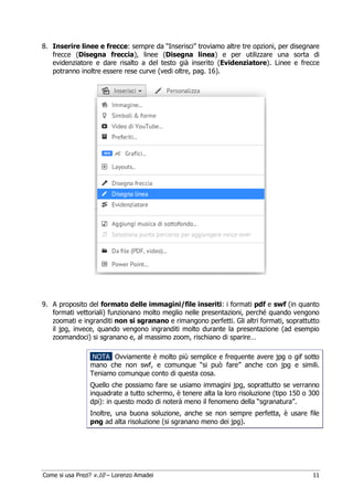 Guida all'uso di Prezi | PDF