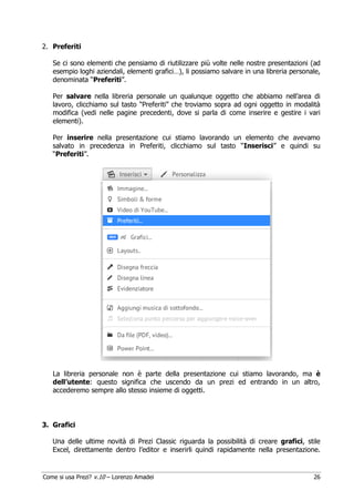 Guida all'uso di Prezi | PDF