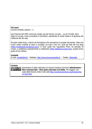 Guida all'uso di Prezi | PDF