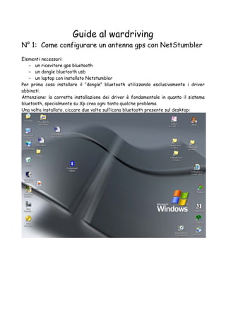 Guida alla configurazione gps con NetStumbler | PDF | Computer ...