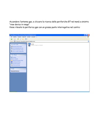 Guida alla configurazione gps con NetStumbler | PDF
