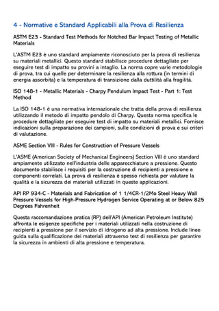 Guida completa prova di resilienza - material testing | PDF