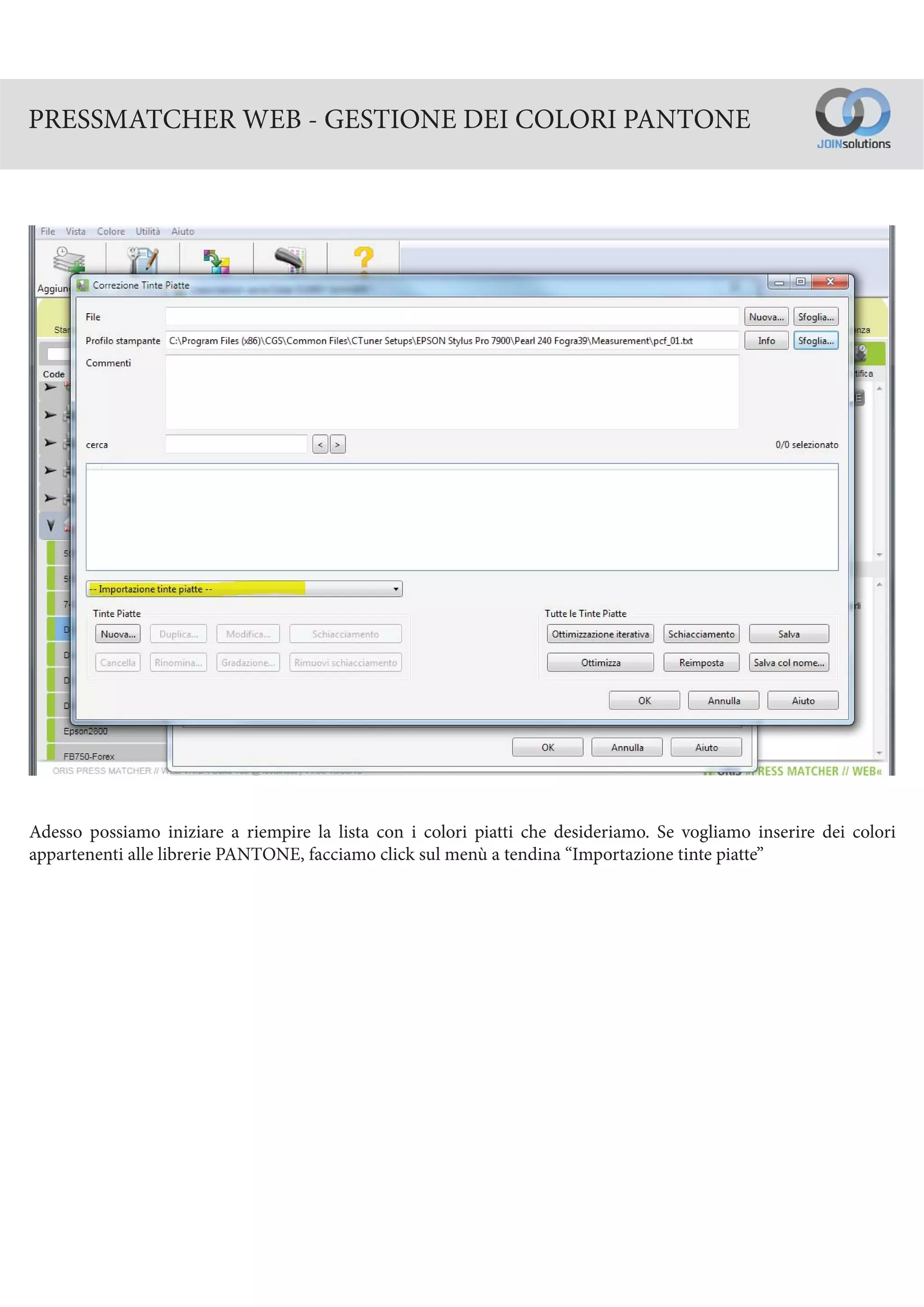 Simulazione dei colori pantone in prova colore | PDF