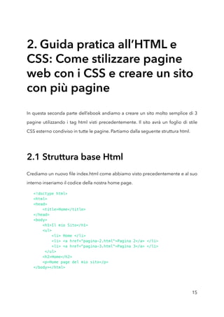 Guida pratica-html-e-css | PDF