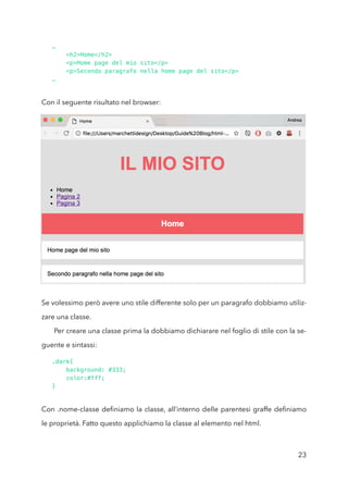 Guida pratica-html-e-css | PDF