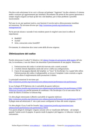 Guida seo joomla | PDF