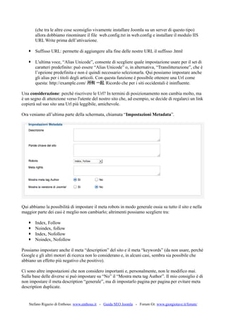 Guida seo joomla | PDF