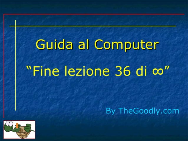 Guida al computer - Lezione 36 - L'assemblaggio parte 3 | PPT | Computer Peripherals | Computing