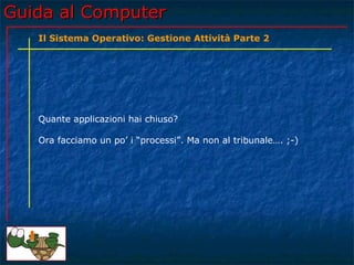 Guida al computer - Lezione 67 - Il Sistema Operativo: Gestione ...