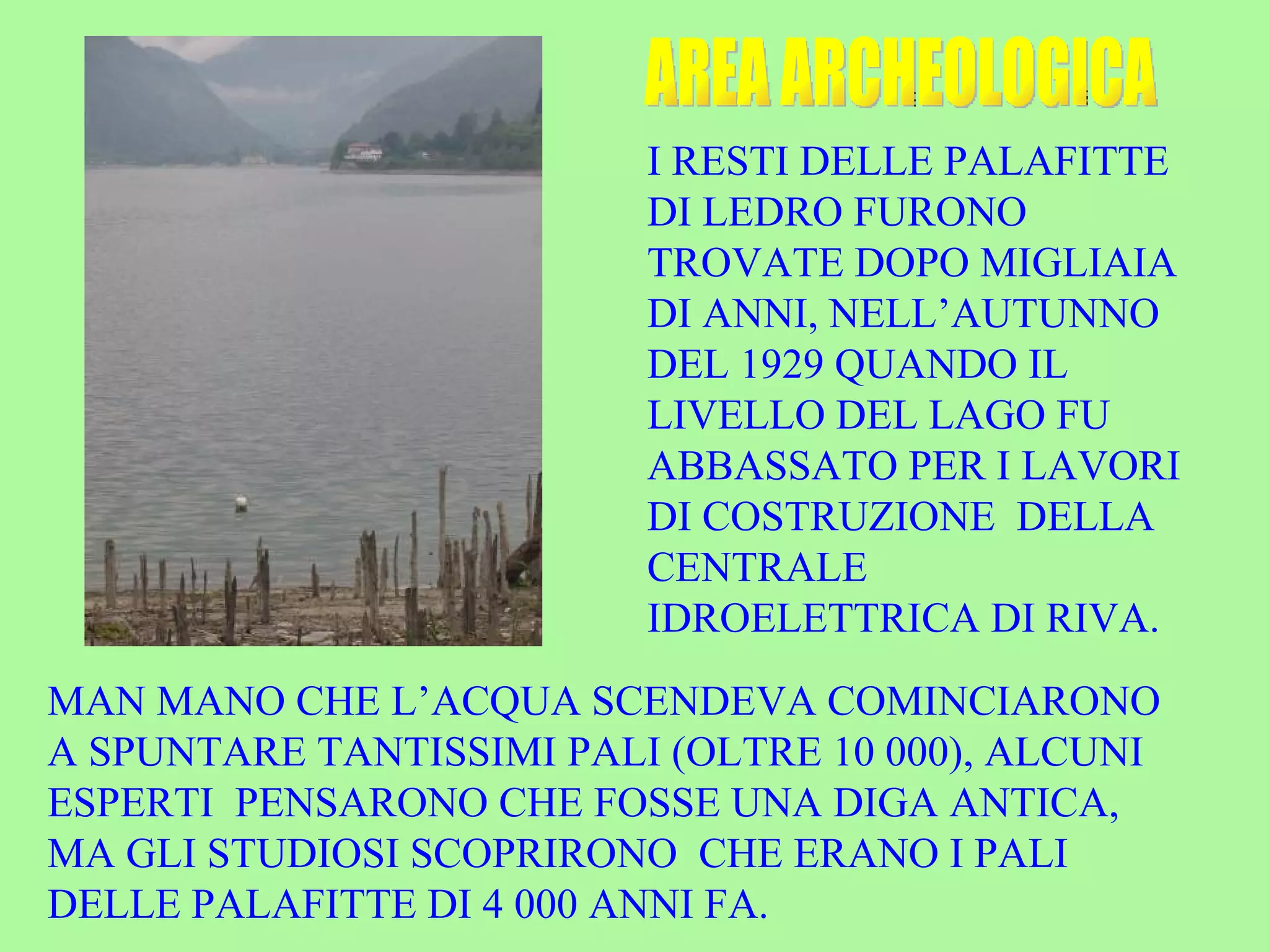 Guida al Museo delle Palafitte del lago di Ledro | PPT