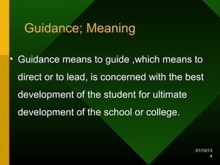 Guidance-General Concept | PPT