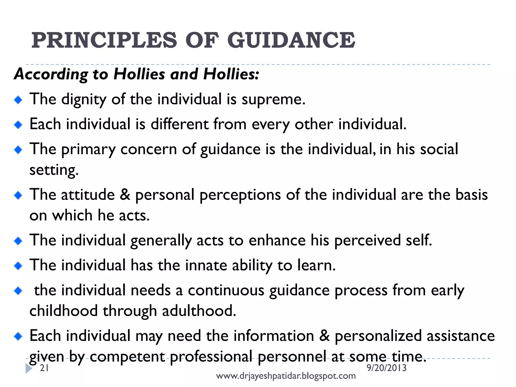 Guidance and counselling | PDF