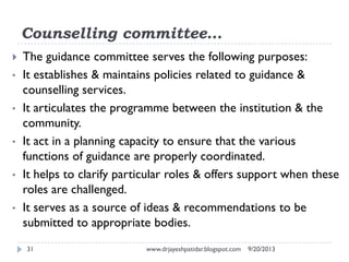 Guidance and counselling | PDF